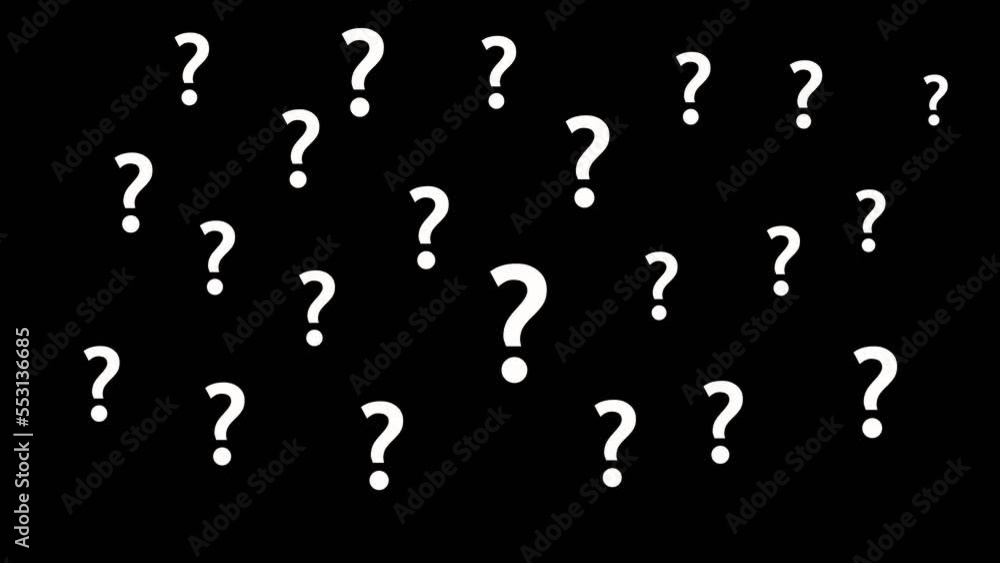 pop up question marks animation with alpha channel.question marks ...