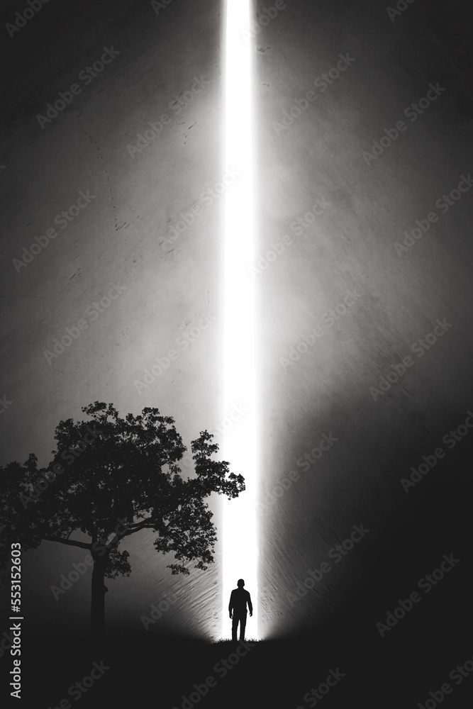 Bright Light Silhouette