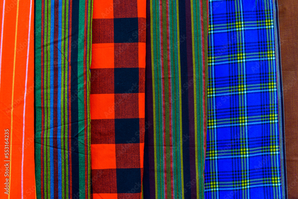 Shukas (shuka), a traditional woven "blanket" traditionally worn by the ...