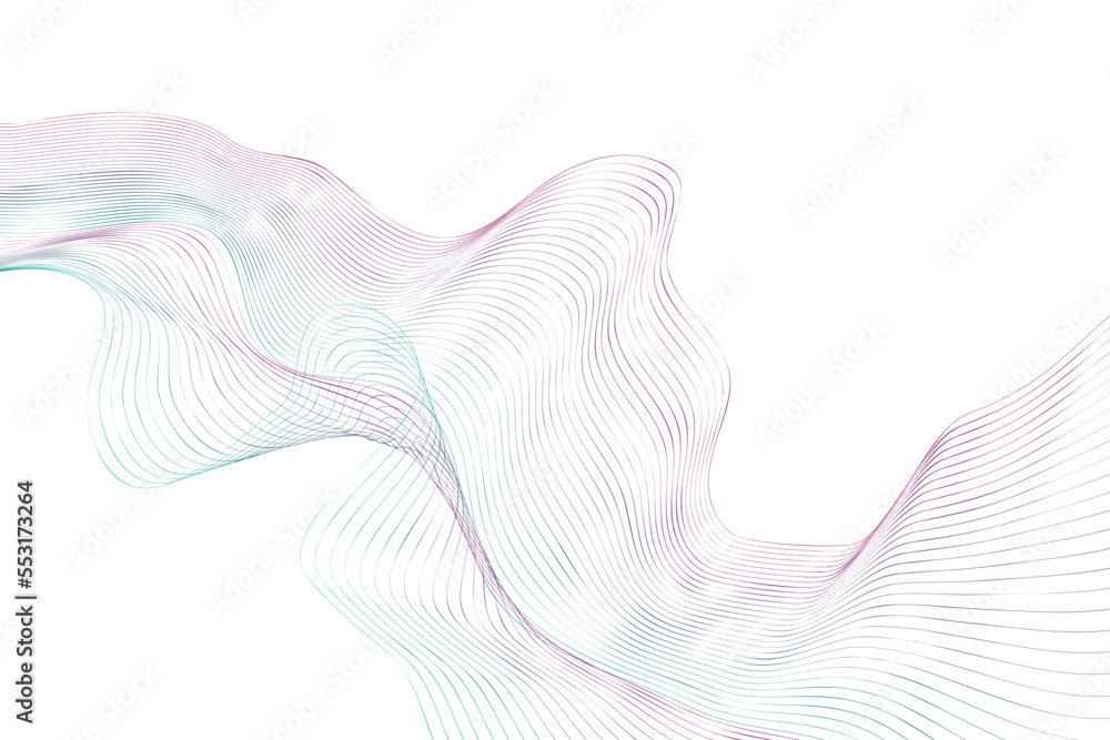 Dynamic wave swoosh movement, modern trendy design for banner or poster ...