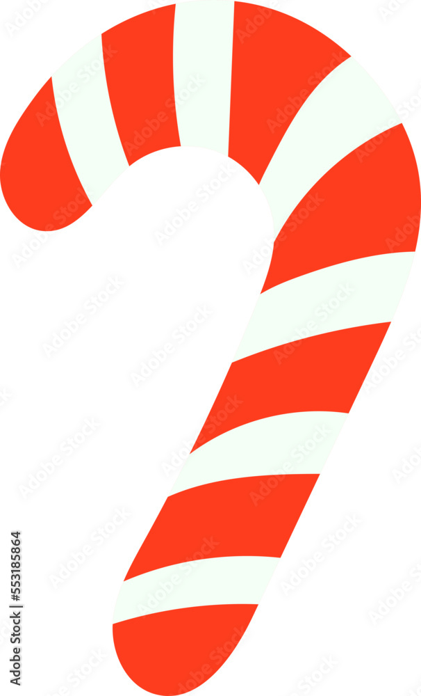 Candy cane Stock Vector | Adobe Stock