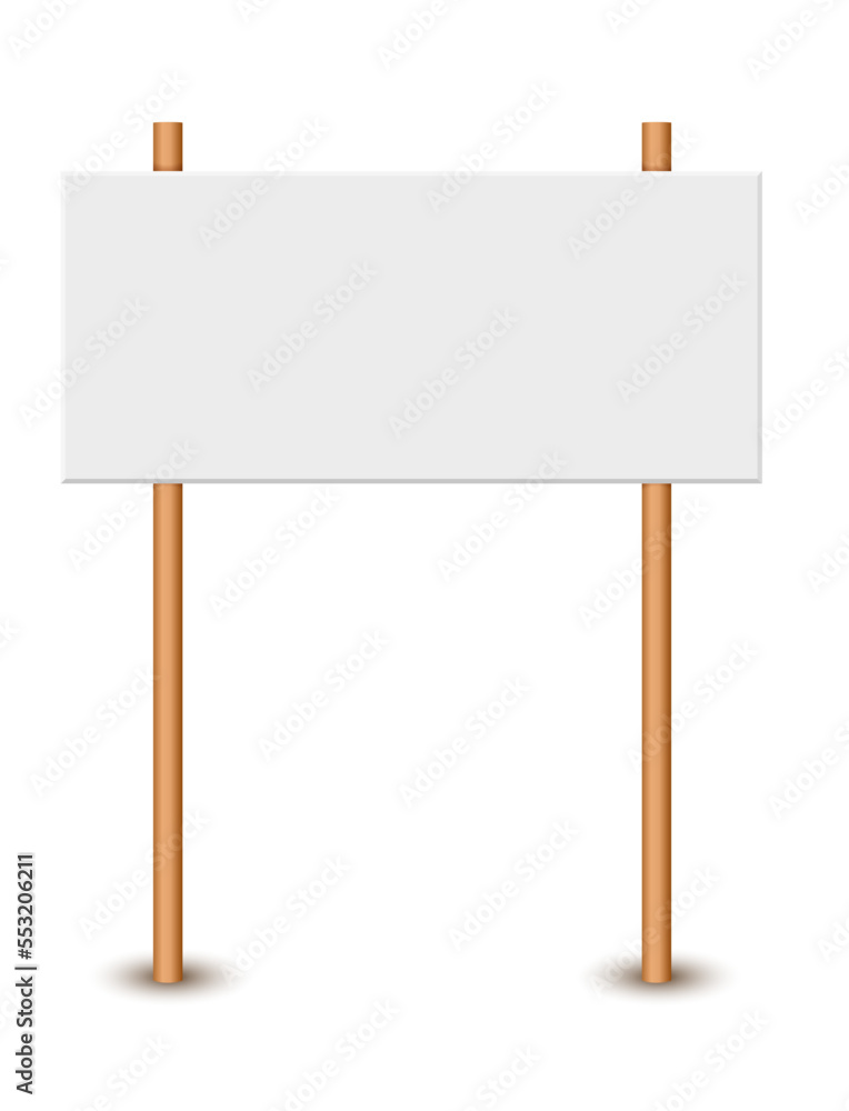 Picket sign, demonstration banners, public transparency, protest ...