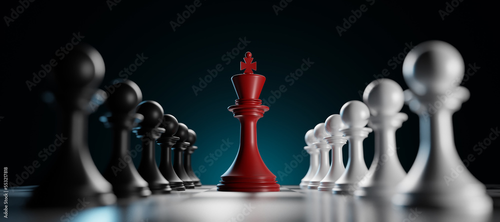 Chess business,leader & success,Boss,manager,leadership chess concept ...