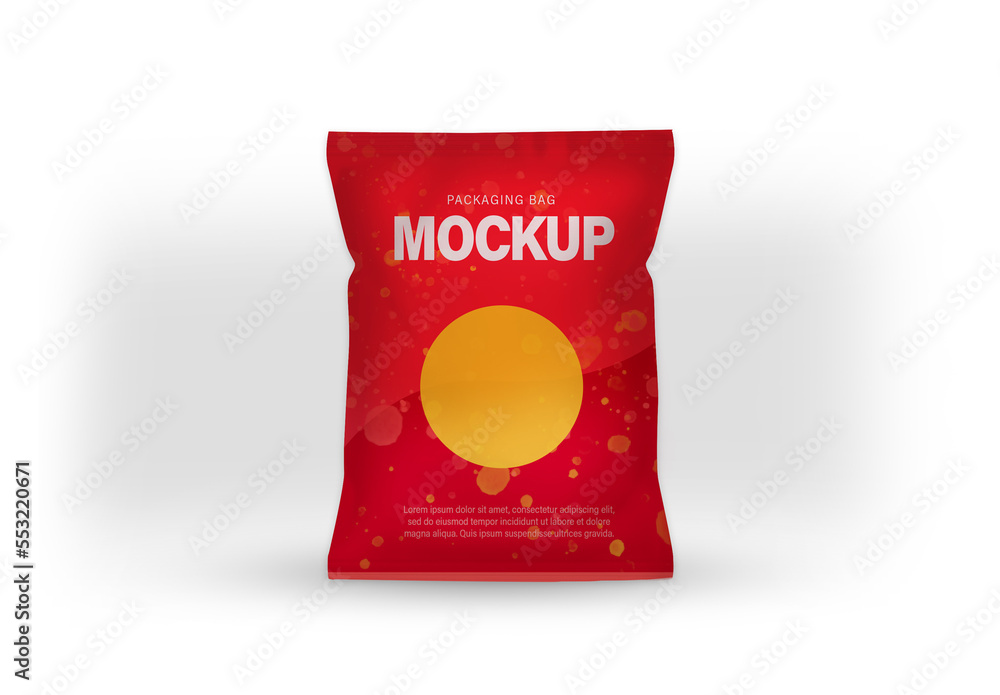 Editable pouch bag mock up template for business promotion ...