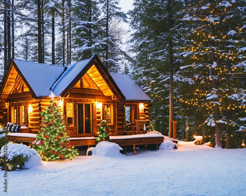 Christmas Cabin In The Woods