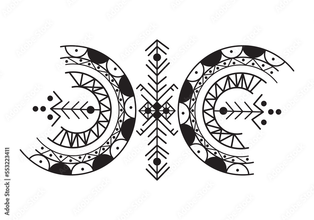 Amazigh Symbol, Tifinagh symbol, berber drawing, African symbol, tattoo ...