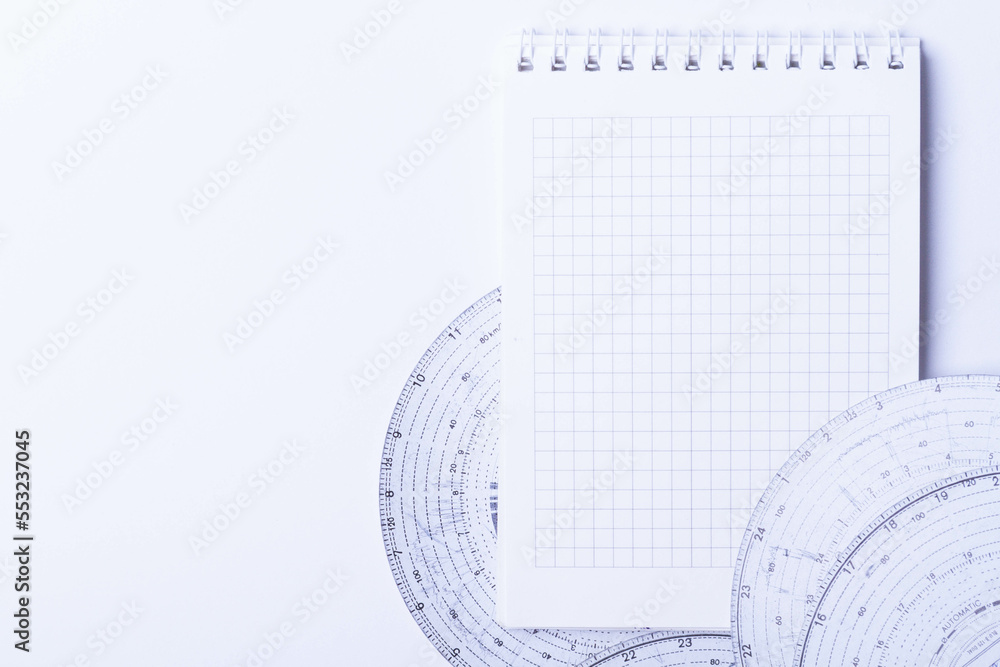 Tachograph and notepad. Driver time tracking. Fixing the movement of ...