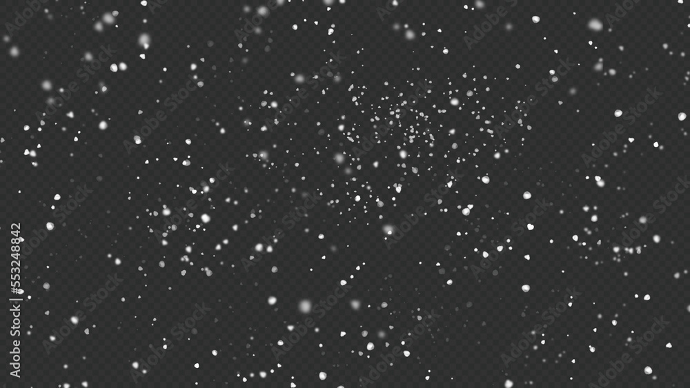 Glowing light effect with many glitter particles isolated on ...