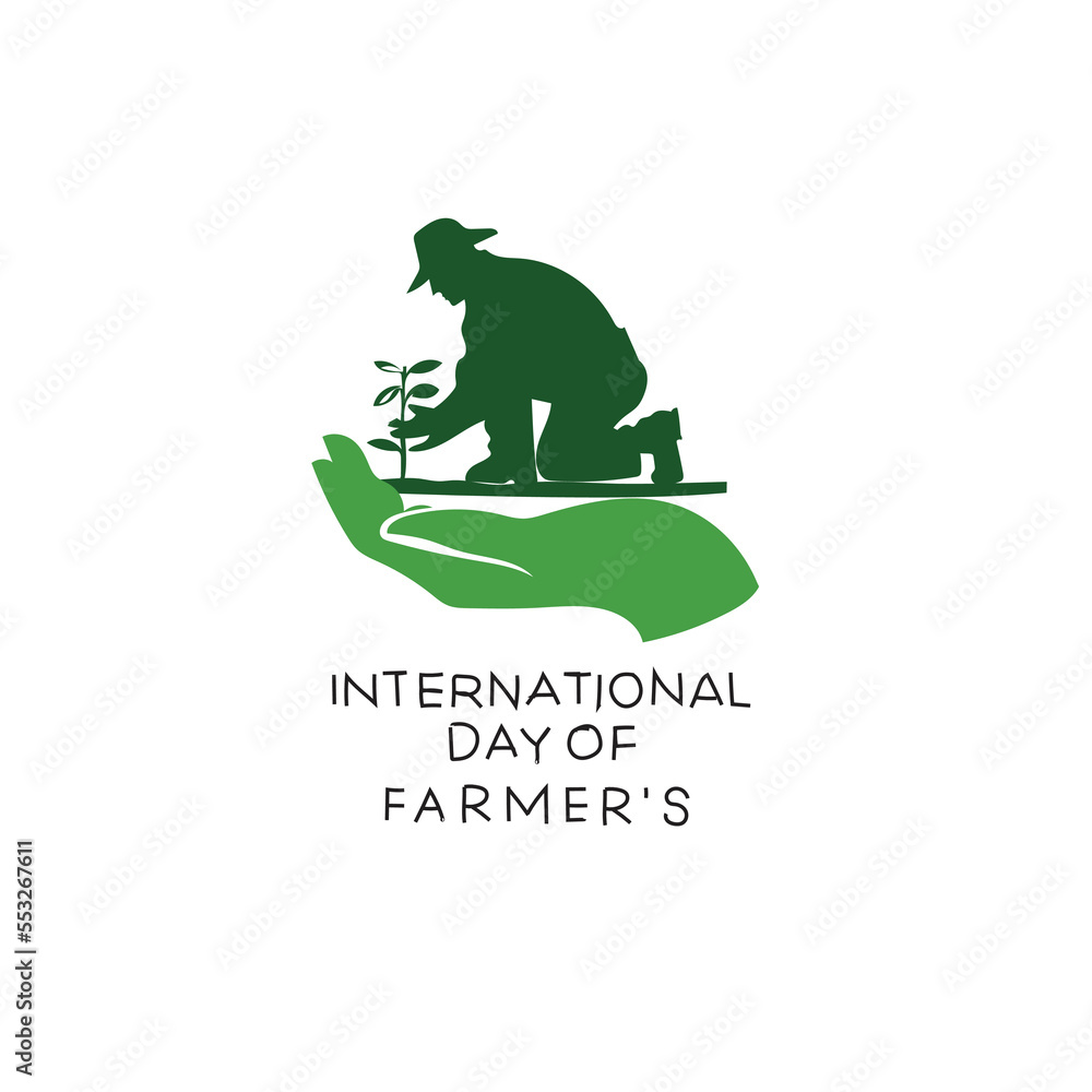 international farmers day is celebrated every year on 12 October. Stock ...
