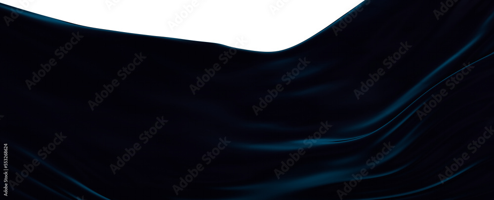 abstract blue and navy blue wave background, 3d rendering wavy ...
