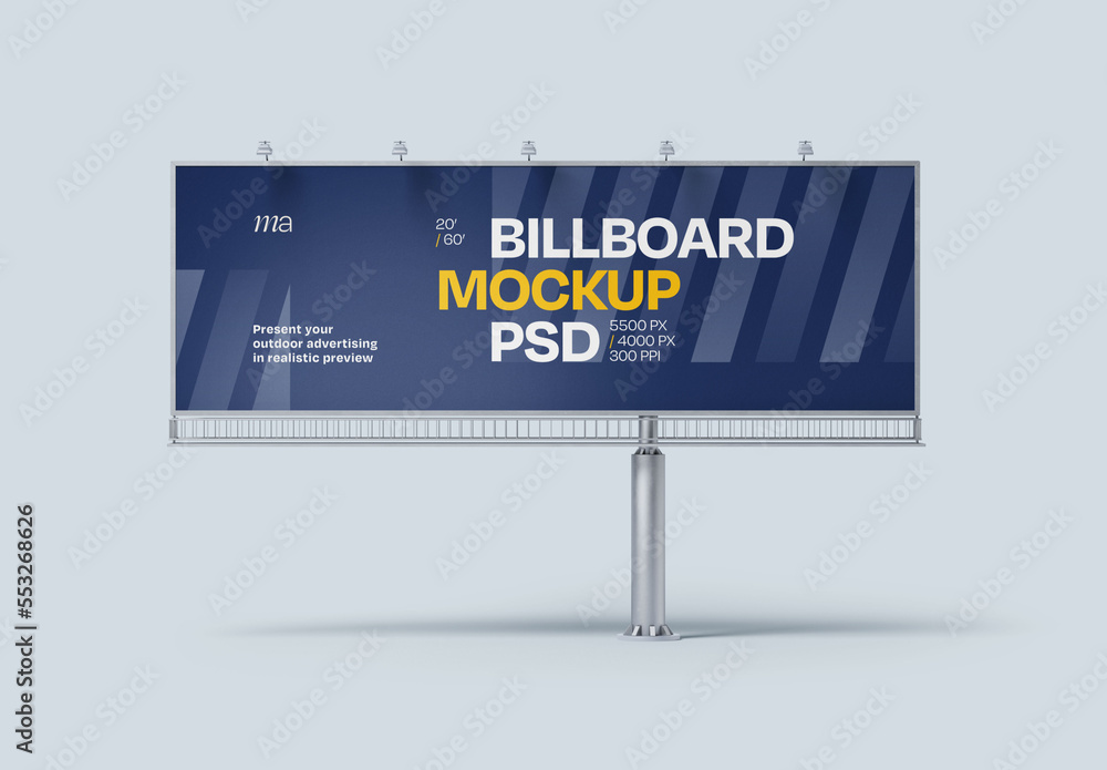 Billboard Mockup Stock テンプレート | Adobe Stock