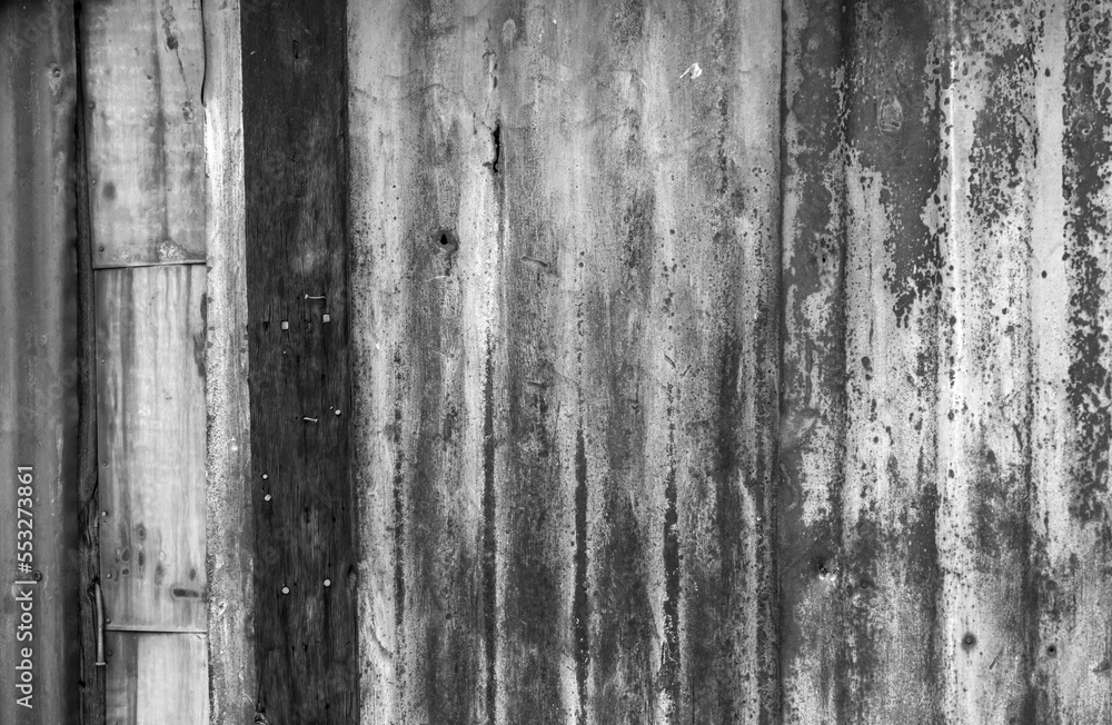 Transparent PNG Corrugated Aged and Rusty Ridged Metal Roof Texture ...