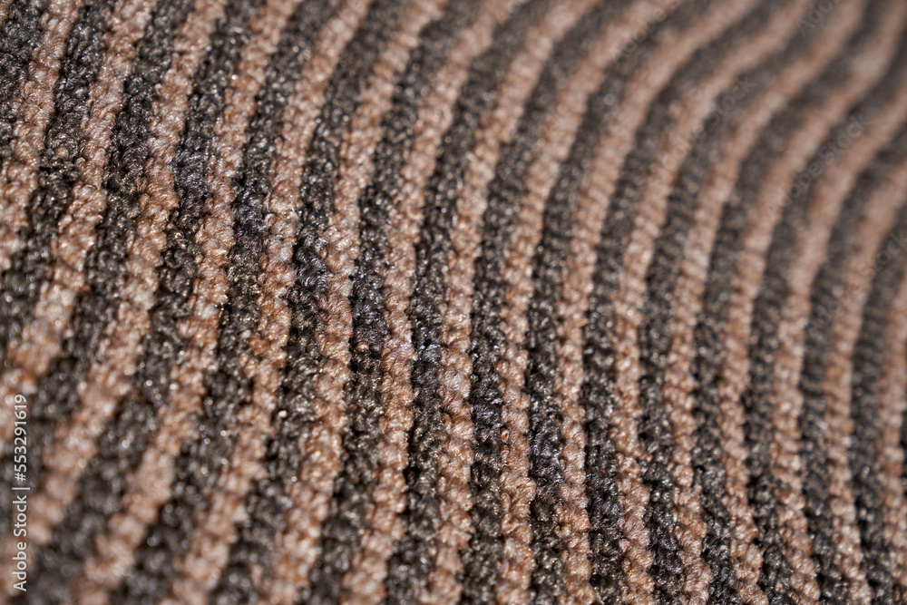 Dark relief carpet texture with asymmetric rows for unusual background ...