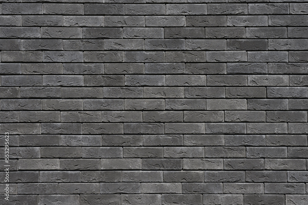 Grey brick wall texture background. Tiled. Stock Photo | Adobe Stock