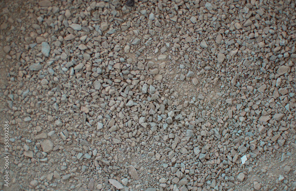 fondo del piso o grava de construcción con cemento para texturas o ...