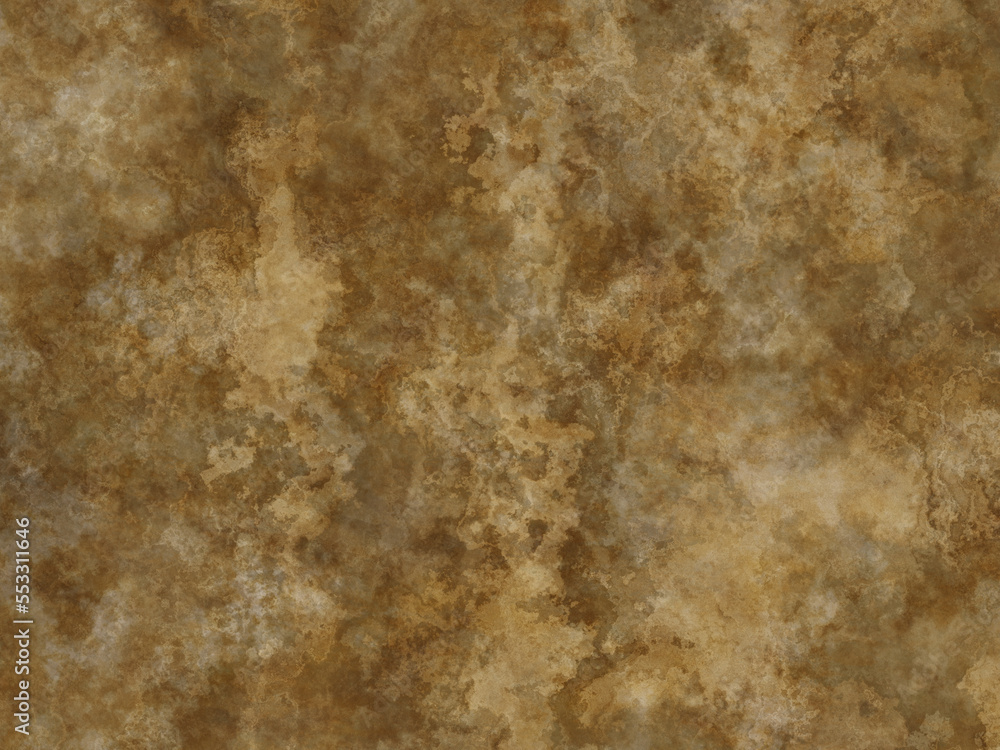 Grunge light rusty iron brown marble or dark panel texture, clay stains ...
