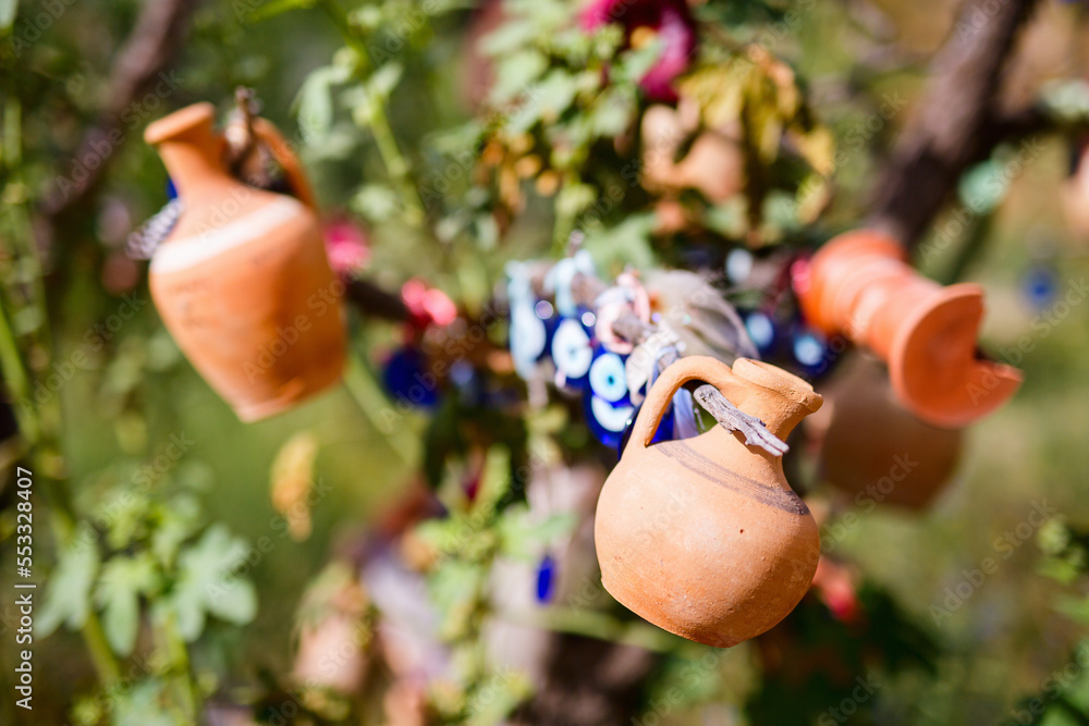 Evil eye and pottery Stock Photo | Adobe Stock