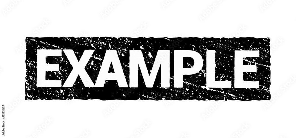 Example vector stamp icon. Sample watermark rubber stamp Stock Vector ...