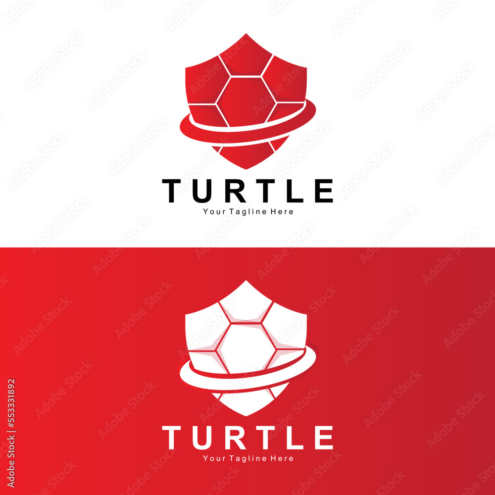 Sea Turtle Logo Design Protected Amphibian Marine Animal Icon ...