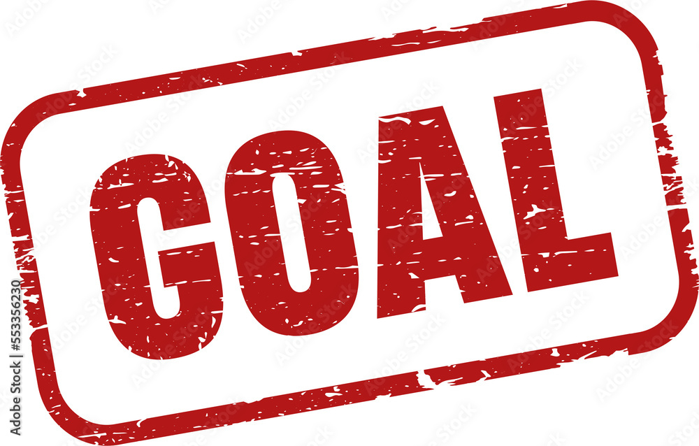 Goal rubber stamp. Goal Stamp vintage old red color texture frame Stock ...