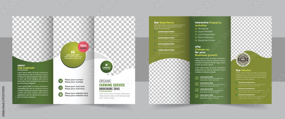 Lawn Care Services Tri Fold Brochure Template, Agro firming services ... Lawn Care Services Tri Fold Brochure Template, Agro firming services ...