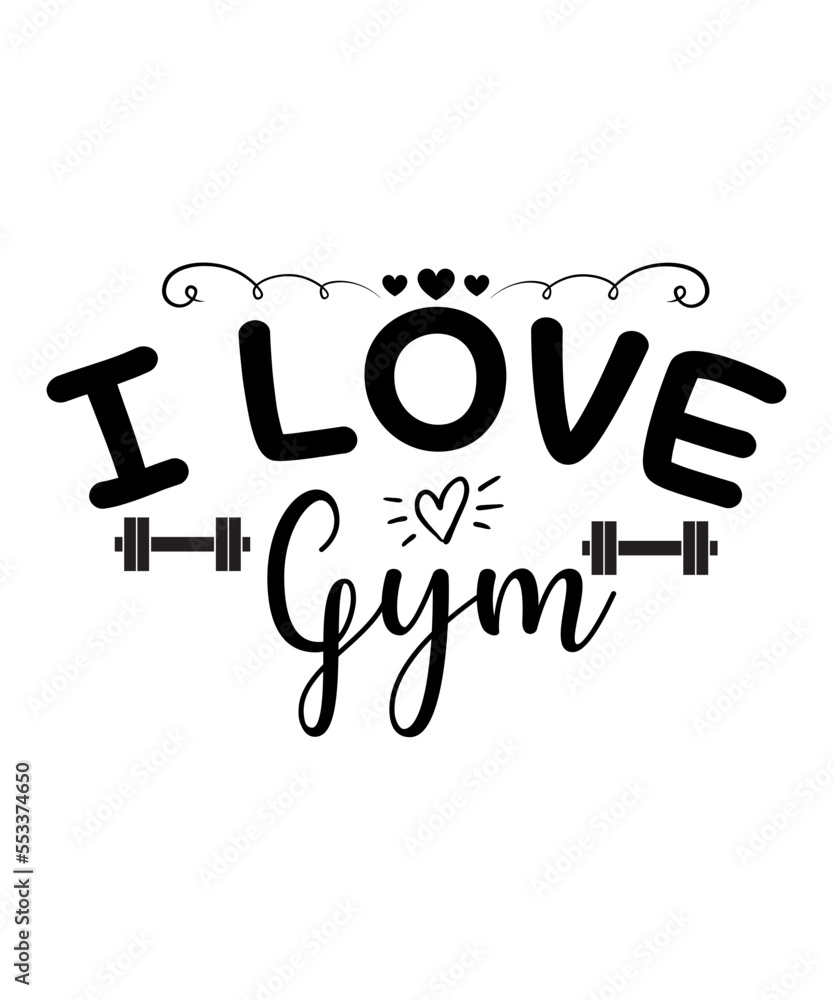 Gym Svg, Gym Svg Bundle, Gym Motivation SVG Bundle Cut Files, Gym ...