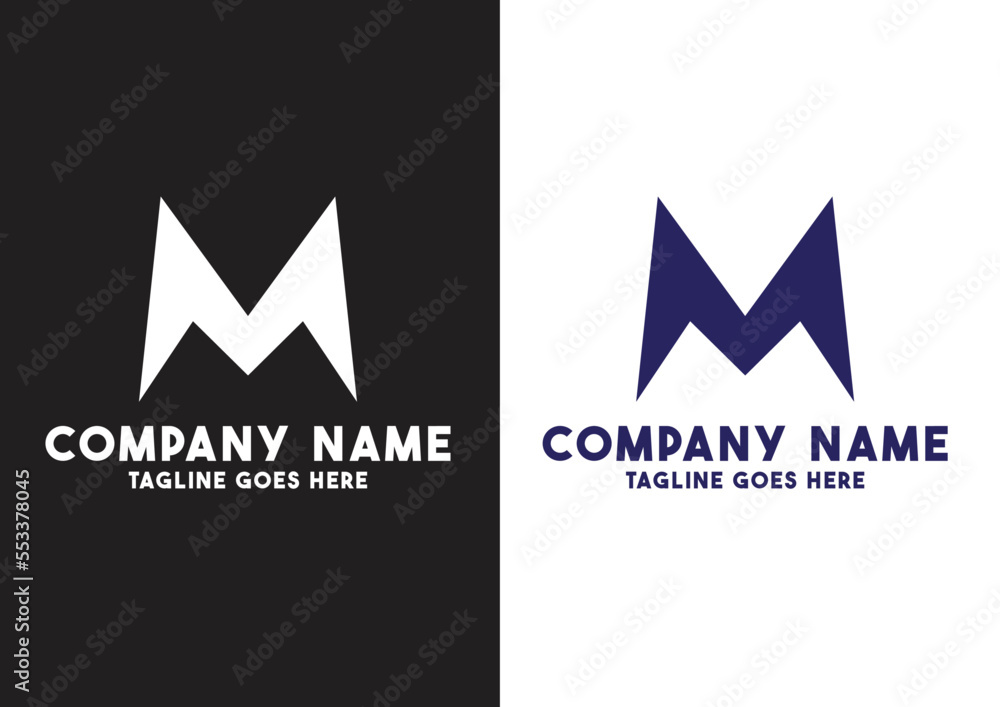 Letter M logo design vector template, M letter logo Stock Vector ...