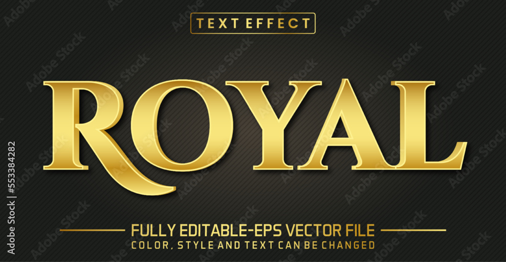 Poster Editable Royal text effect - Romeo text style theme. – Wall Art ...