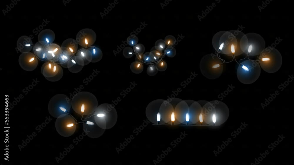 Light Bulb Blinking Animation Alpha Channel Background Stock Video ...