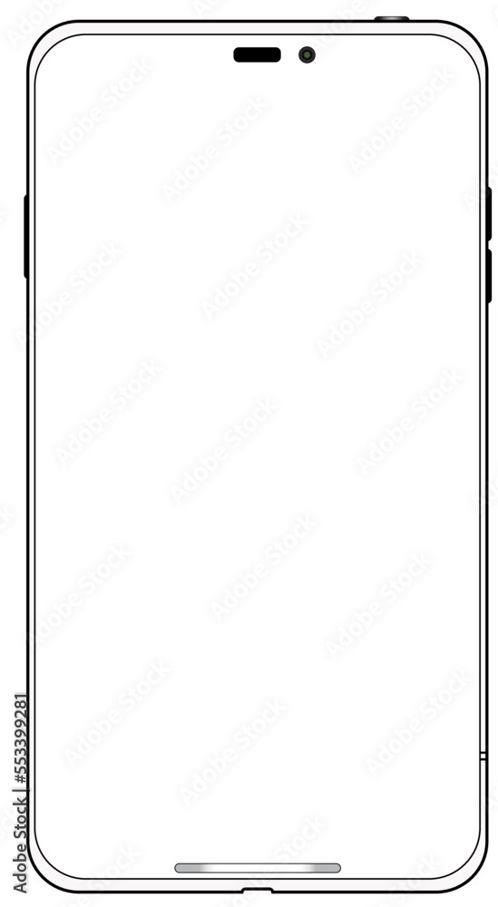 Realistics white iphone 14 pro by apple. Moke-up screen white colour ...