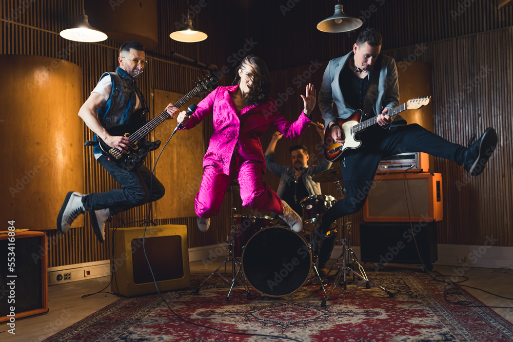 Guitarist Jumping On Stage