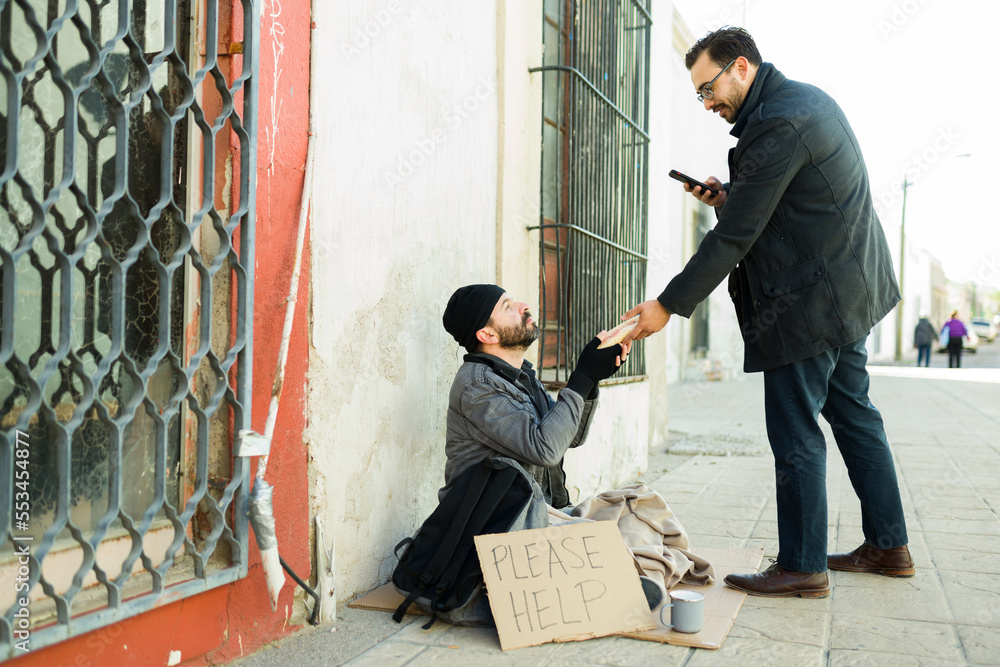 Giving Money To The Poor