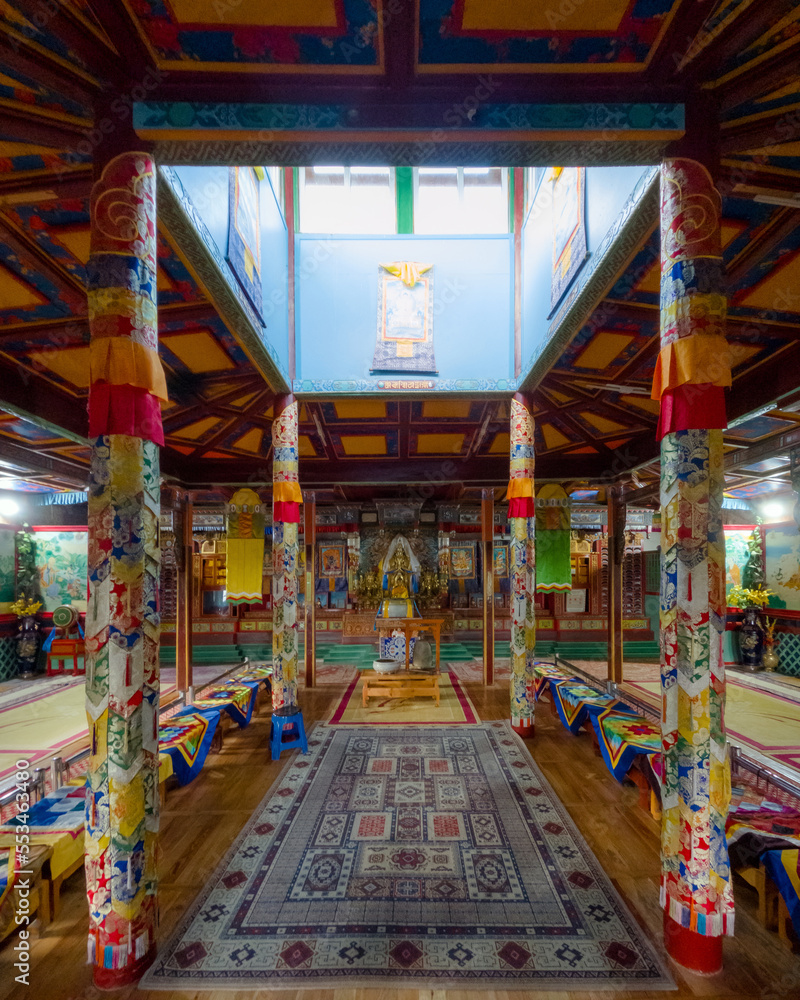 Ulaanbaatar, Mongolia - September, 2022 - Ariyabal temple meditation ...