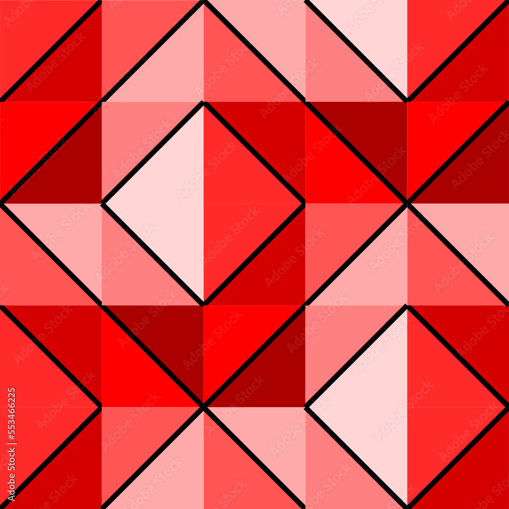 abstract red triangle background design Stock Vector | Adobe Stock