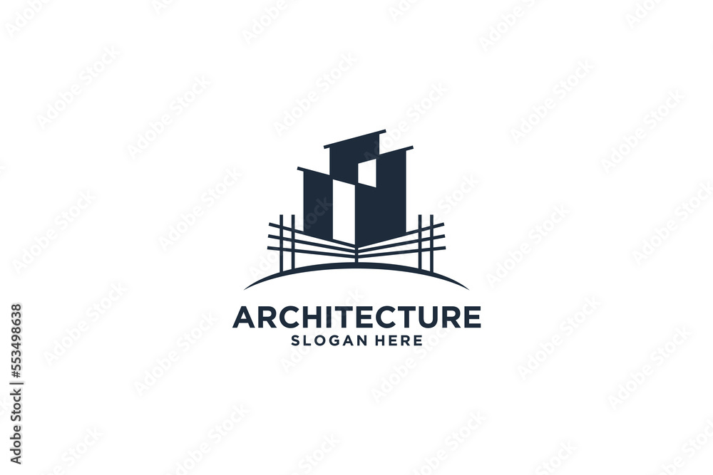 Building architecture logo design inspiration. Stock Vector | Adobe Stock