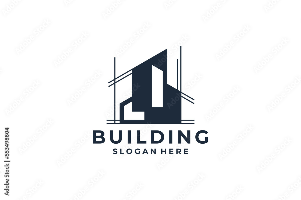 Building architecture logo design inspiration. Stock Vector | Adobe Stock