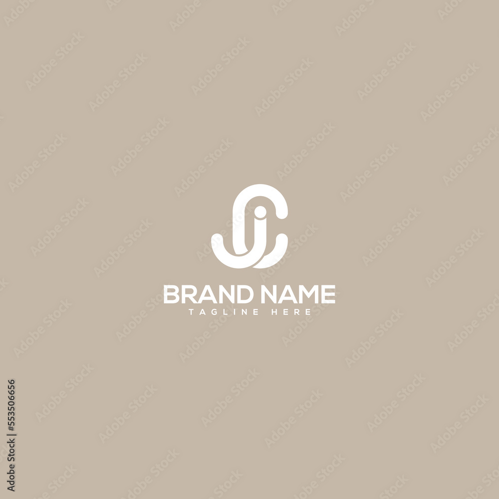 Alphabet monogram letters JC, CJ logo design vector icon. Stock Vector ...