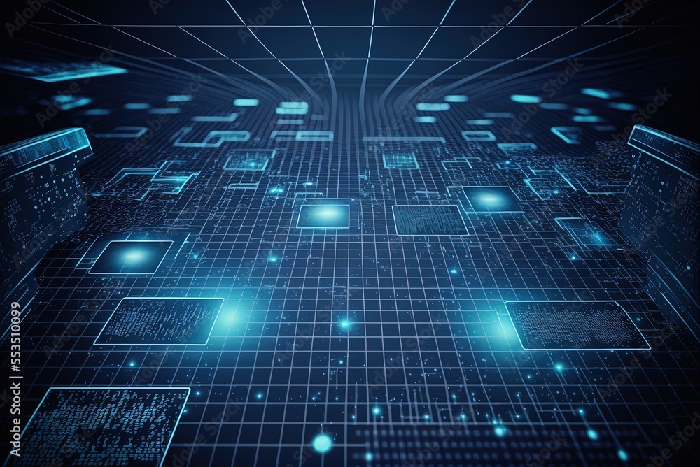 Navy's Digital Grid Technology Background Generative AI Stock ...