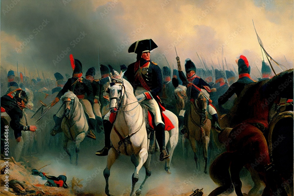 Battle of Waterloo Stock Illustration | Adobe Stock