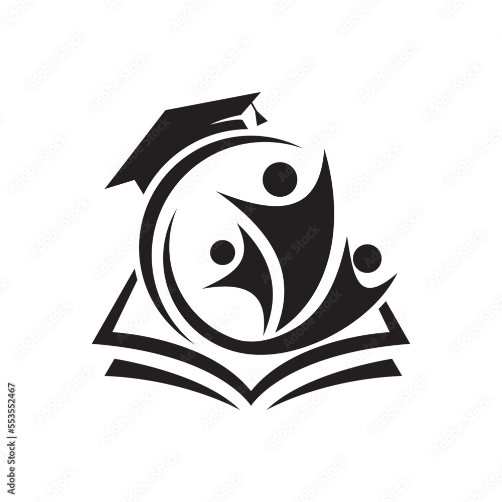 education logo icon design. Stock Vector | Adobe Stock