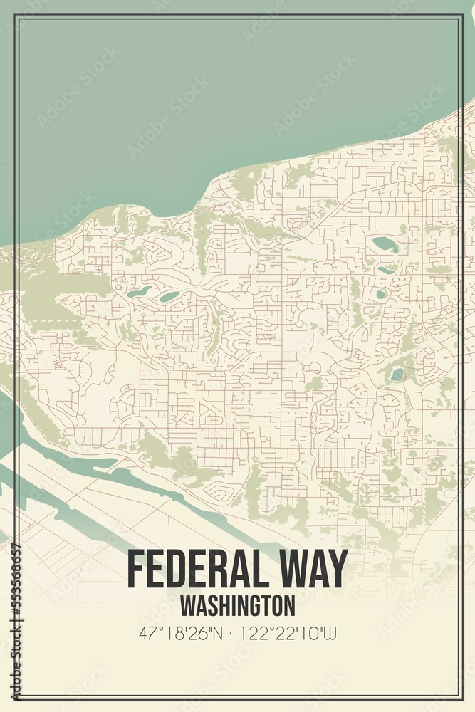 Map Of Federal Way Wa