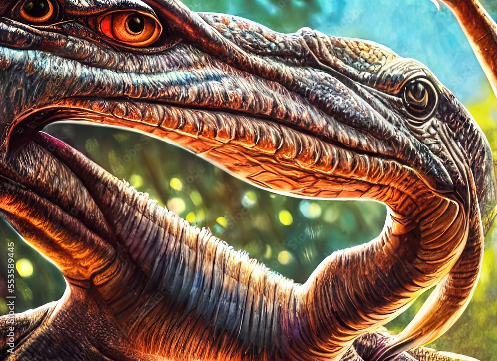 Pro-compsognathus Dinosaur Specie Fictional Depiction Stock ...