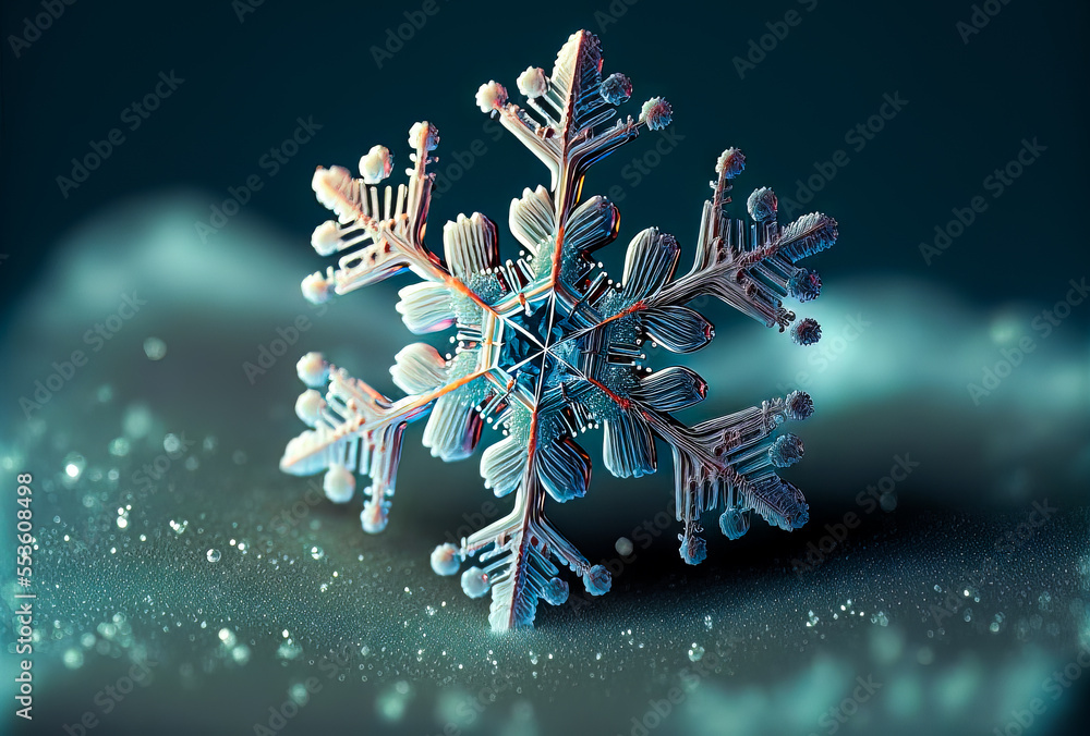 Beautiful Snowflakes Falling