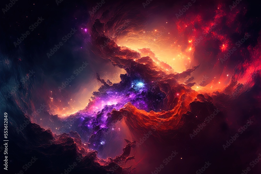 magnificence of outer space. backgrounds with vibrant colors and images ...