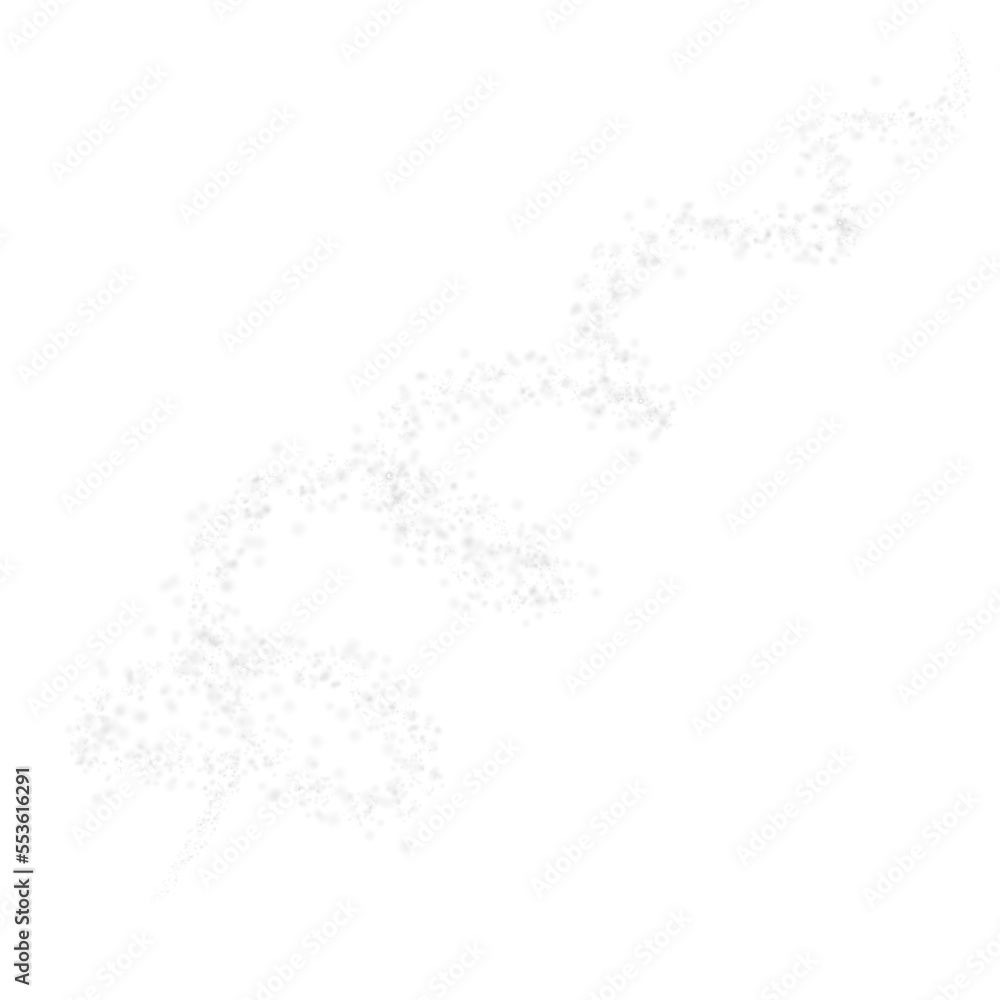 Snow crumbs , swirling snow , wavy spiral line of snow. On a ...