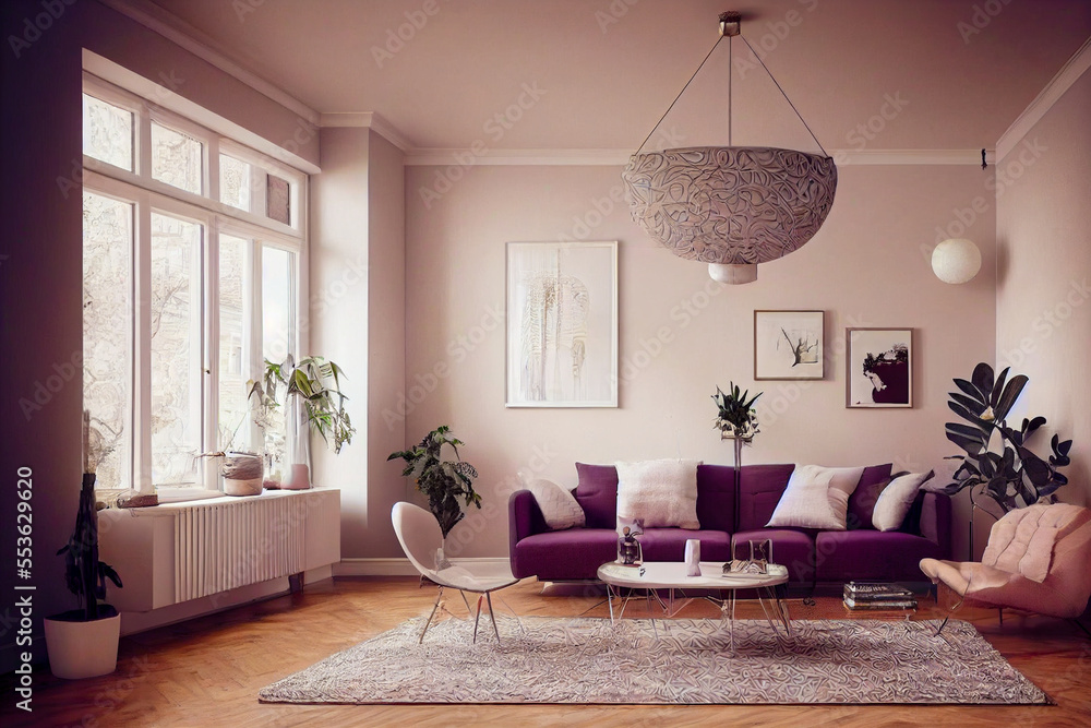 modern living room trends for 2023 Stock Illustration | Adobe Stock