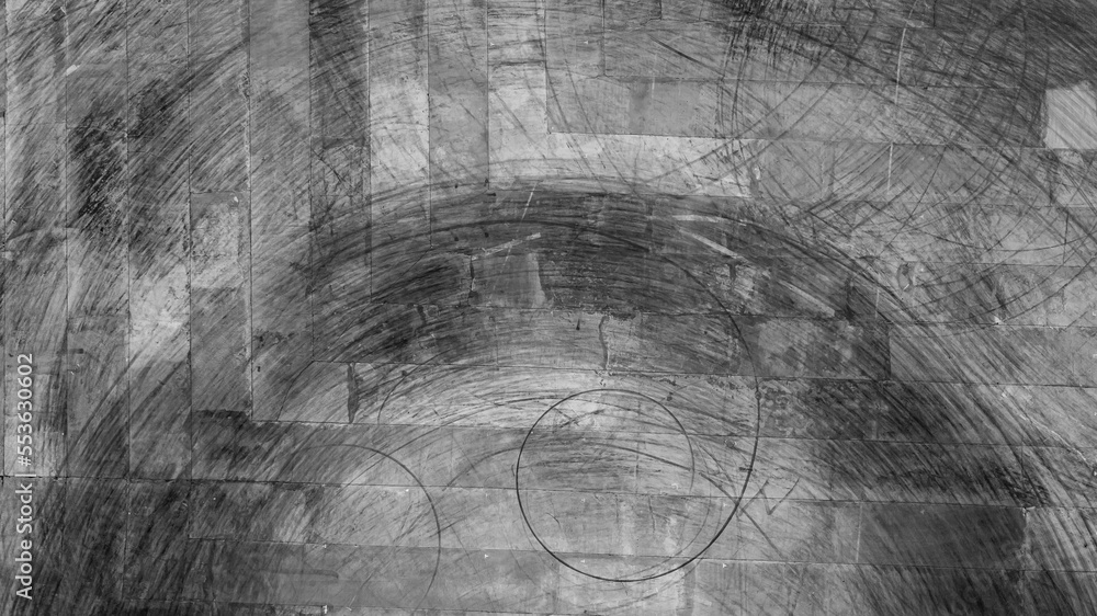 Tire tracks texture and background, Asphalt texture with line and tire ...