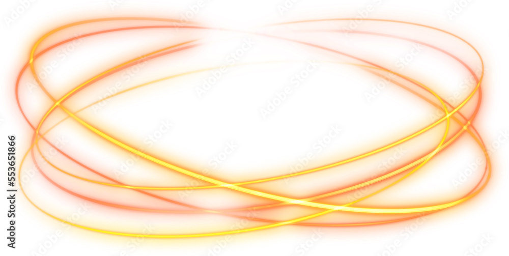 yellow light effect on transparent background Stock Illustration ...