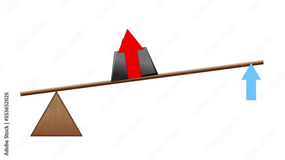 Simple machine animations for levers Stock ビデオ | Adobe Stock