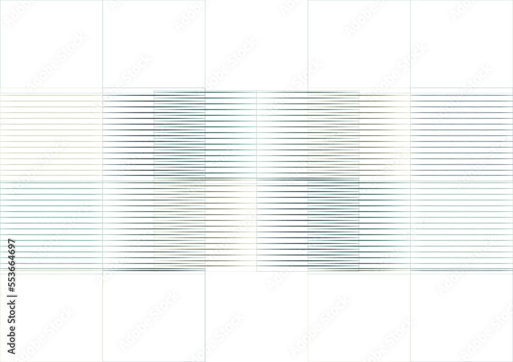 Background design with horizontal line pattern in green colour. Vector ...